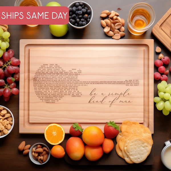 Guitar Cutting Board - Etsy