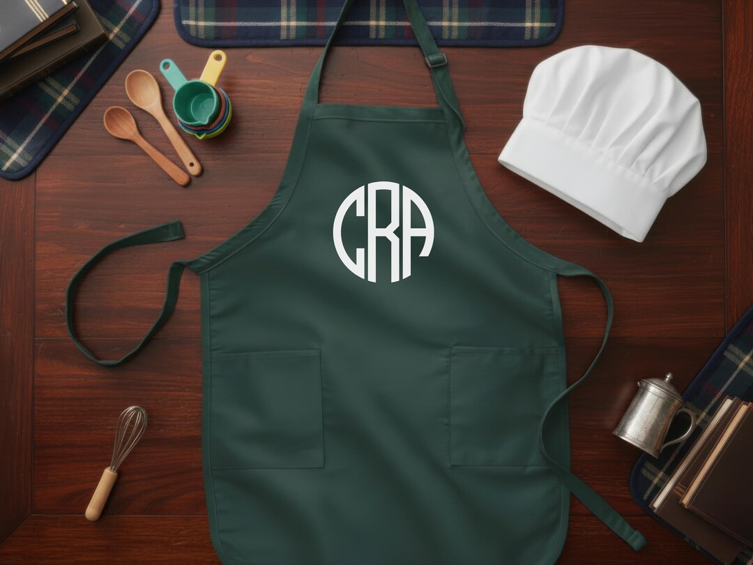 Personalized Kid's Monogram Apron, Custom Toddler Cooking Smock, Youth ...