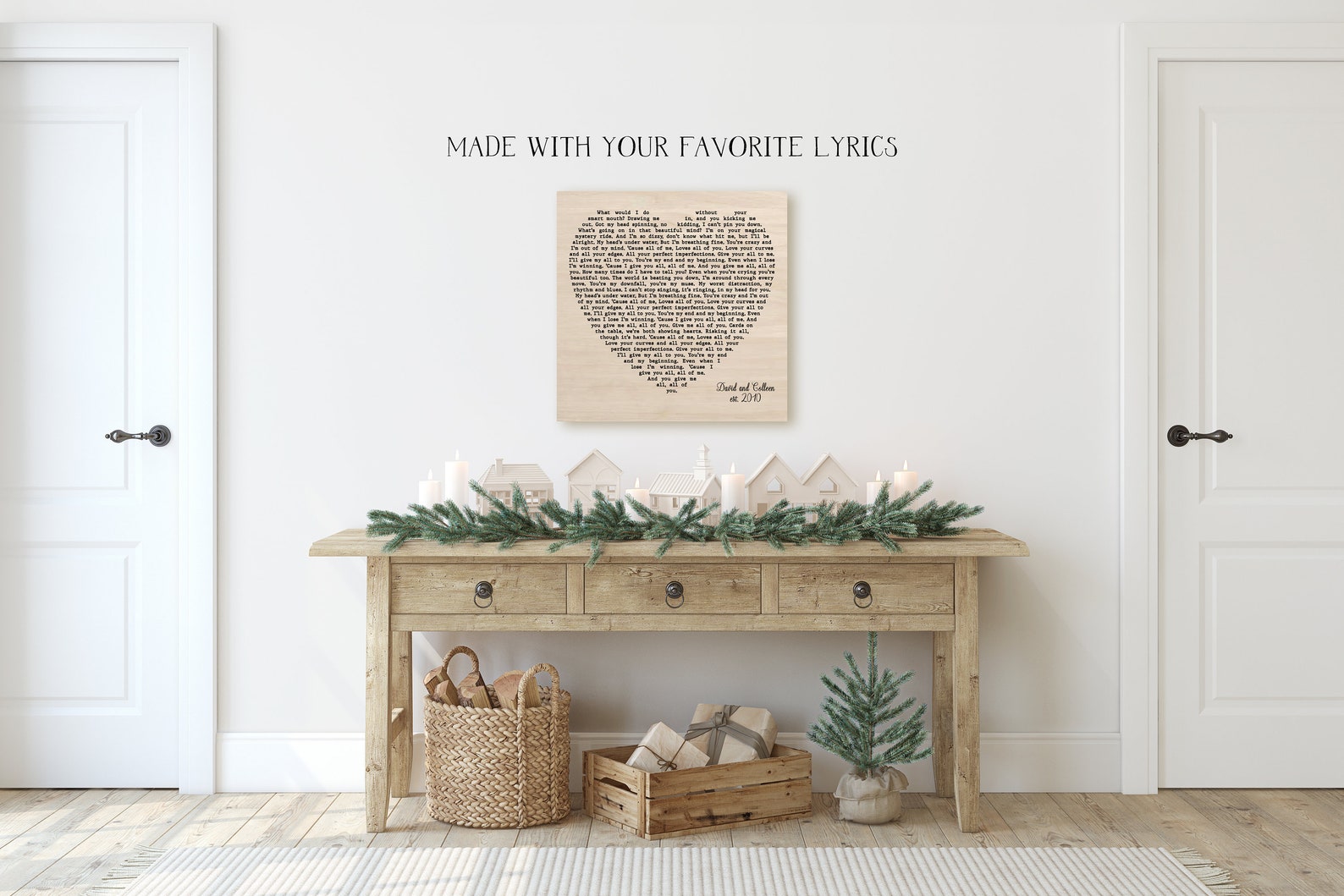 Wedding Song on Wood Wedding Song Sign First Dance Lyrics - Etsy