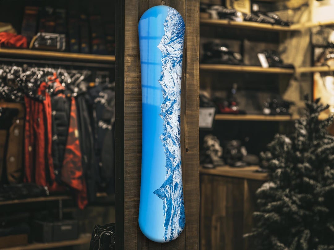 Custom Snowboard Wall Art, Personalized Snowboarding Gift, Personalize ...