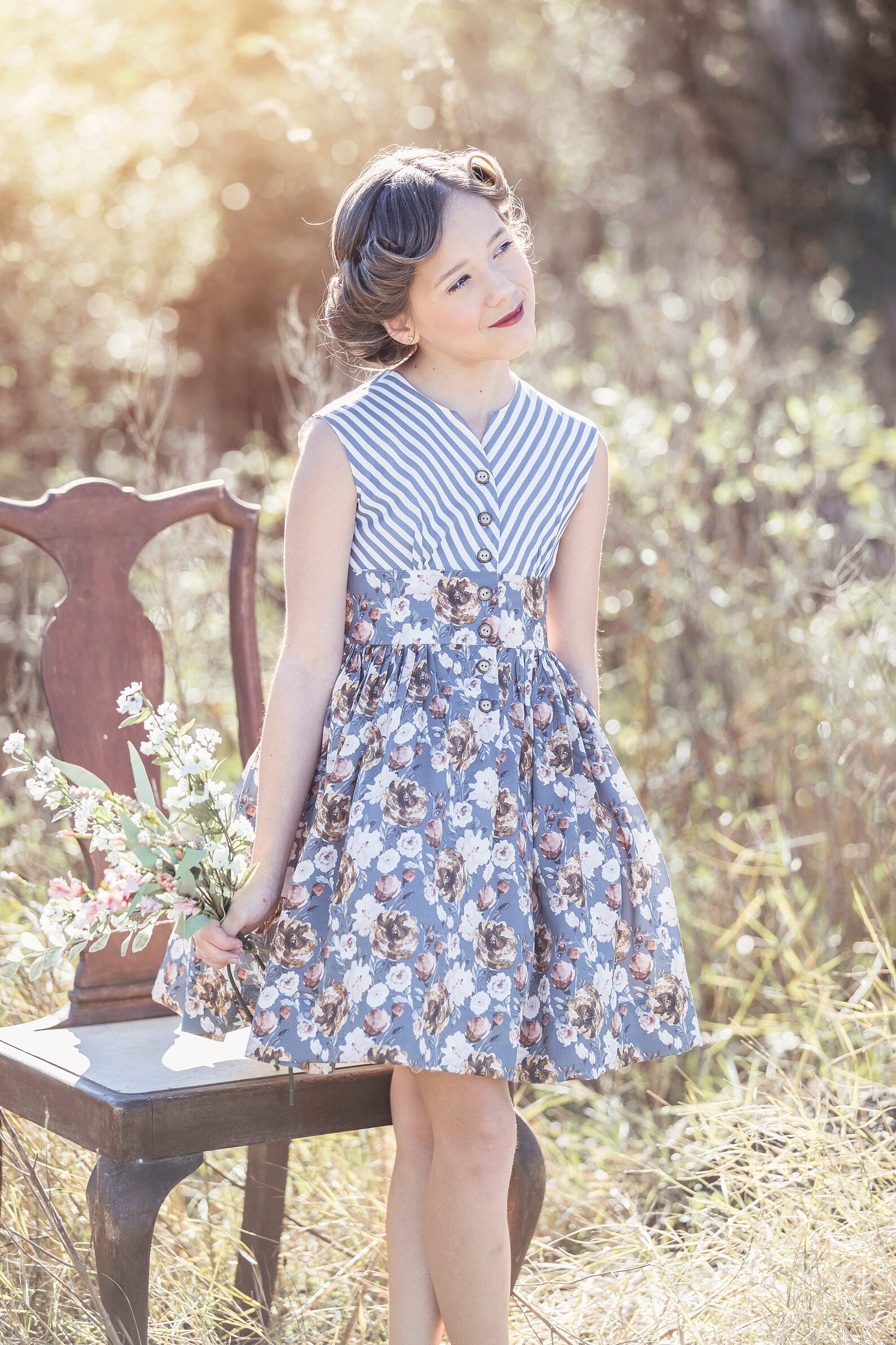 Opal Girls PDF Sewing Pattern - Etsy Norway