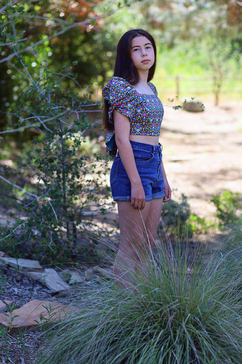 Tinley Tween Sizes:10-16 Crop Top and Dress/pdf Sewing Pattern - Etsy