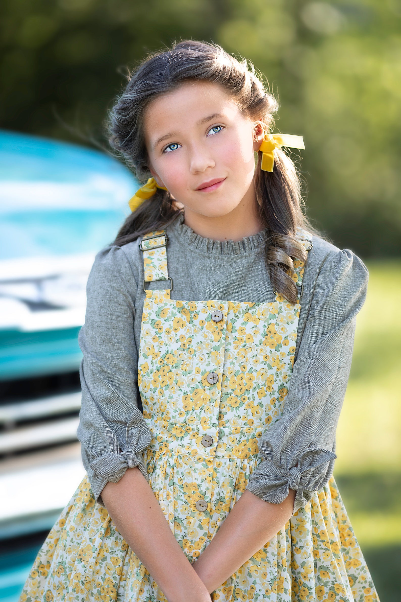 Leah Overall Dress Sizes 2T-9/10 Step-by-step Photo | Etsy