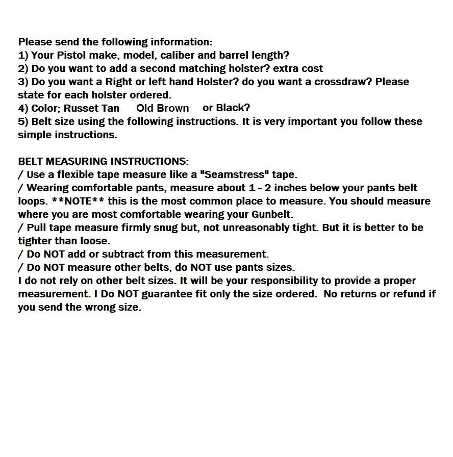 Reddog Leather the Duke Rig, John Wayne Holster, SASS, CAS Cowboy ...