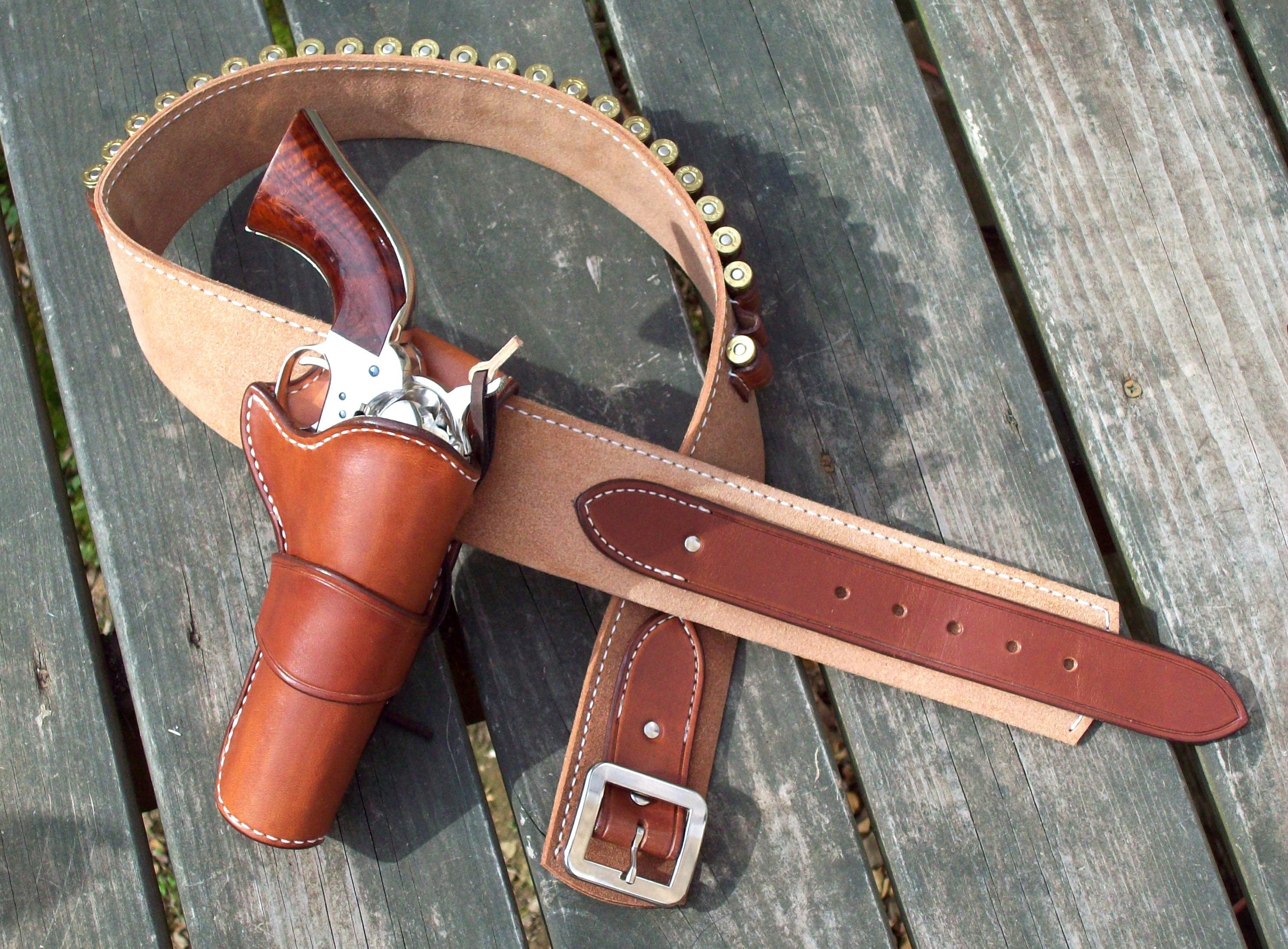 Reddog Leather the Duke Rig, John Wayne Holster, SASS, CAS Cowboy ...