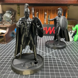 Standing Spartan Warrior Pen Stand - Etsy