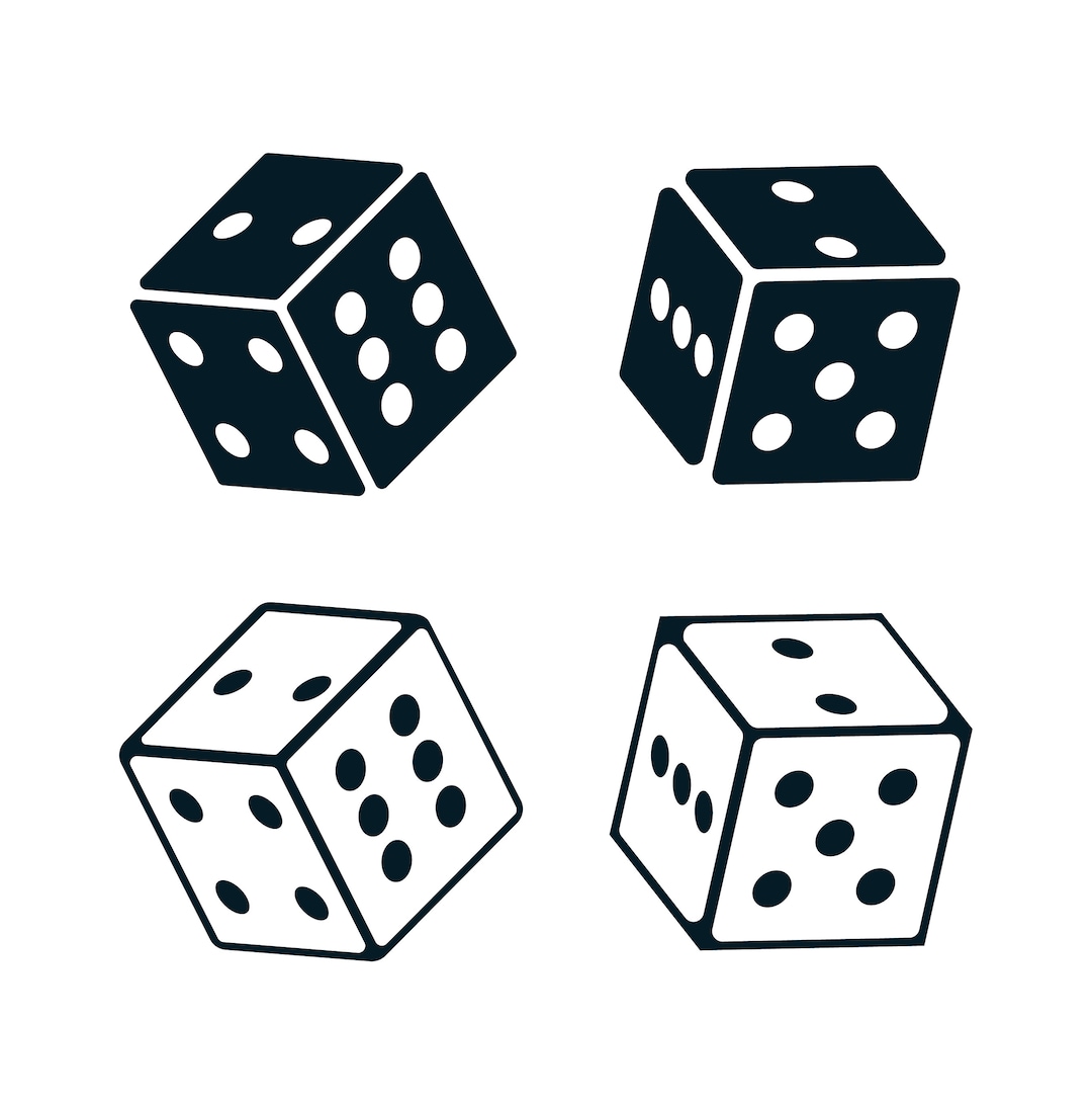 Dice SVG Bundle | Two Dice SVG for Cricut & Silhouette | Gaming Cut ...