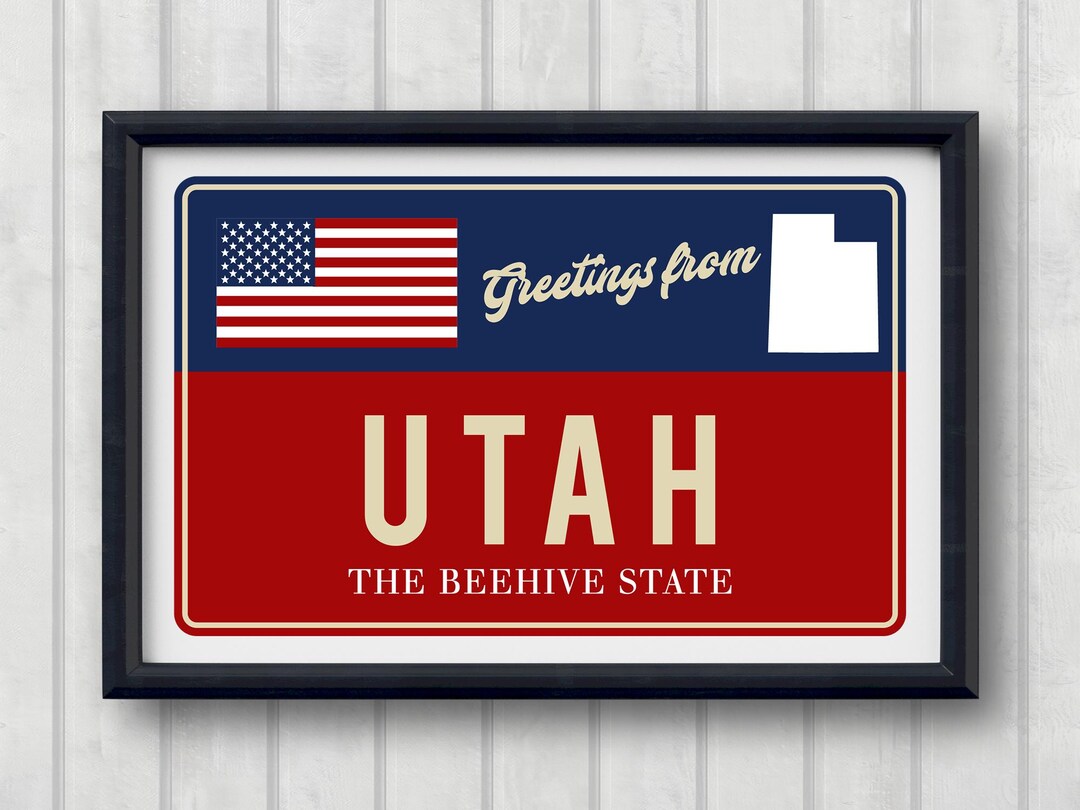 Utah State SVG Design - the Beehive State - Etsy