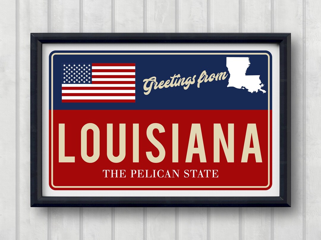 Louisiana SVG, the Pelican State Digital Design, State Map Cricut File ...