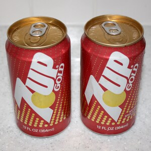 7 up Gold Cans - Discontinued Soda From 1988 - Rare Cans - Spice ...