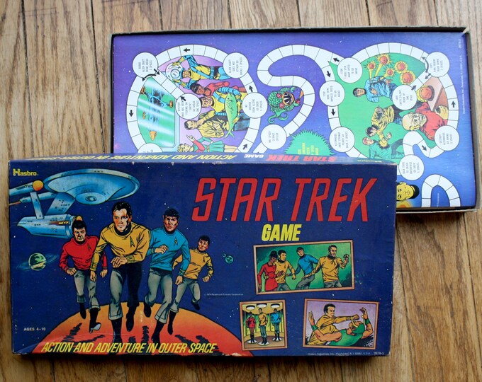 Star Trek Board Game - Hasbro 1974 - Enterprise Adventure Game - Etsy