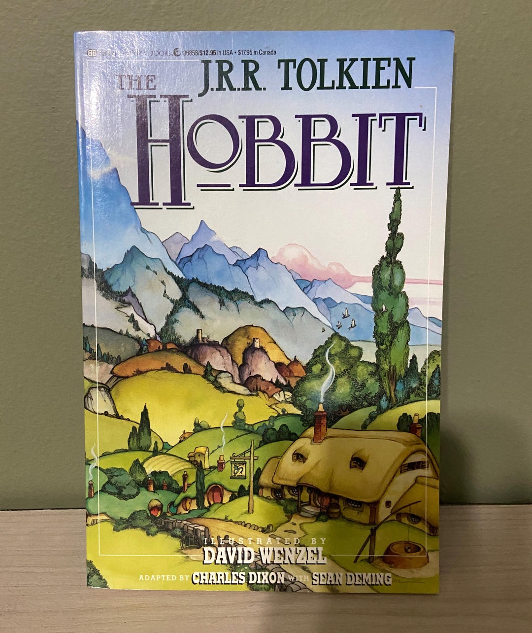 J.R.R. Tolkien the Hobbit Graphic Novel Comic - David Wenzel - 1990 ...