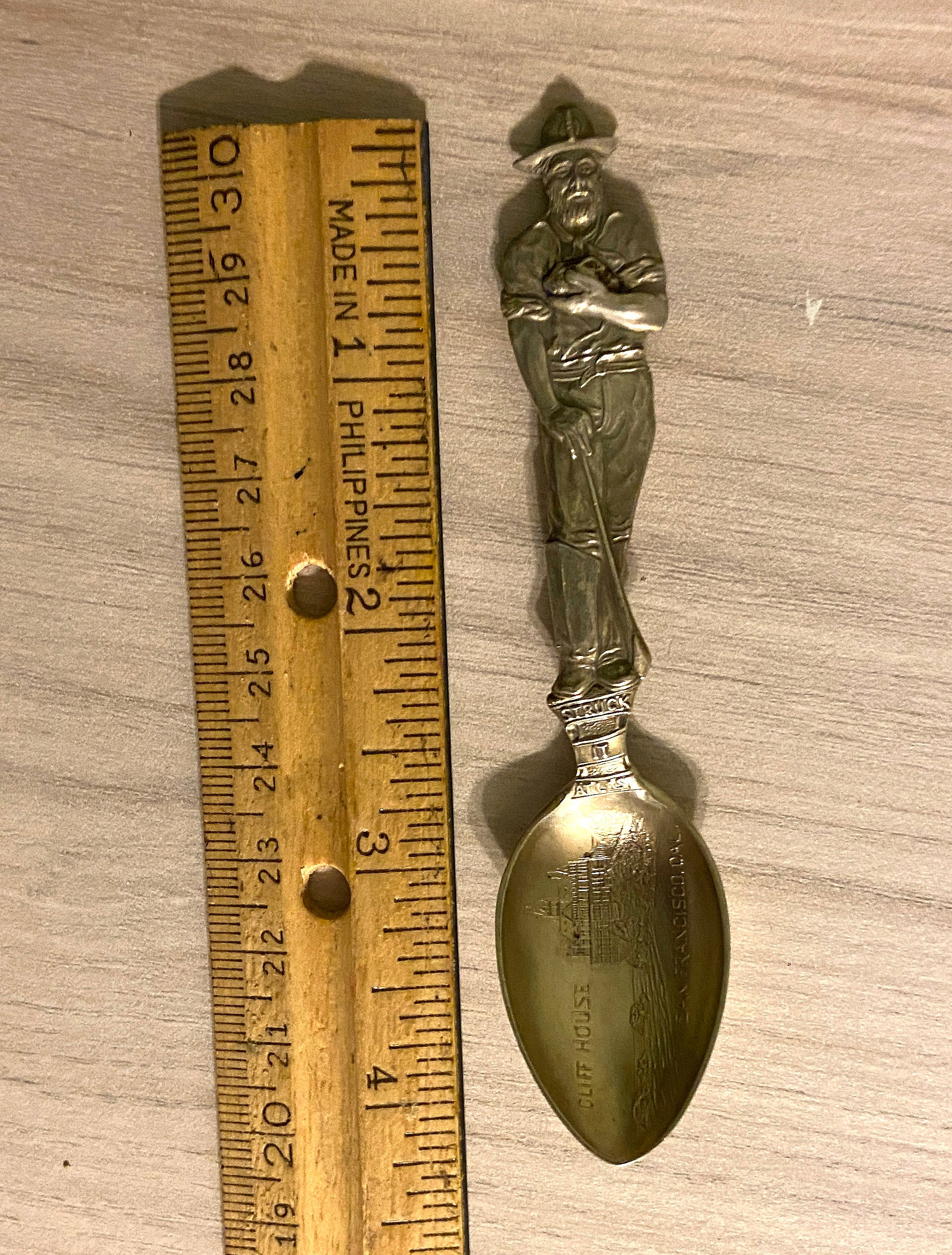 Cliffhouse San Francisco Miner Spoon - Full Figure - 1900-1940 ...