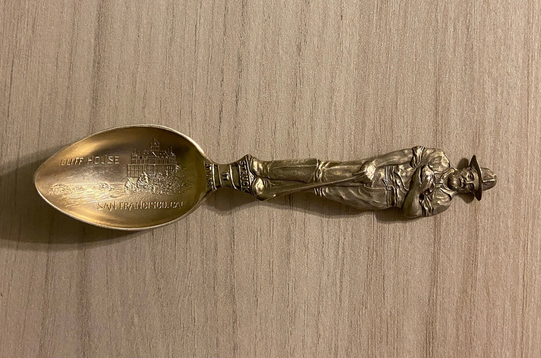 Cliffhouse San Francisco Miner Spoon - Full Figure - 1900-1940 ...