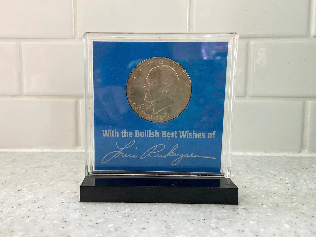 1776-1976 Bicentennial Collector Coin - Louis Rukeyser Wall Street - in ...