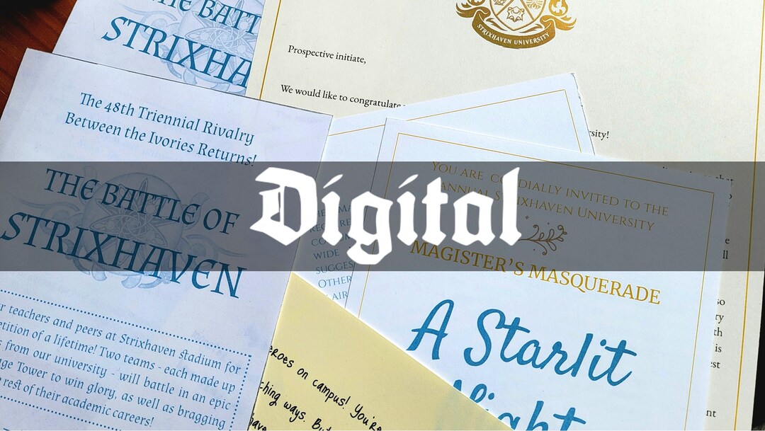 Strixhaven - Printable Handouts - Etsy