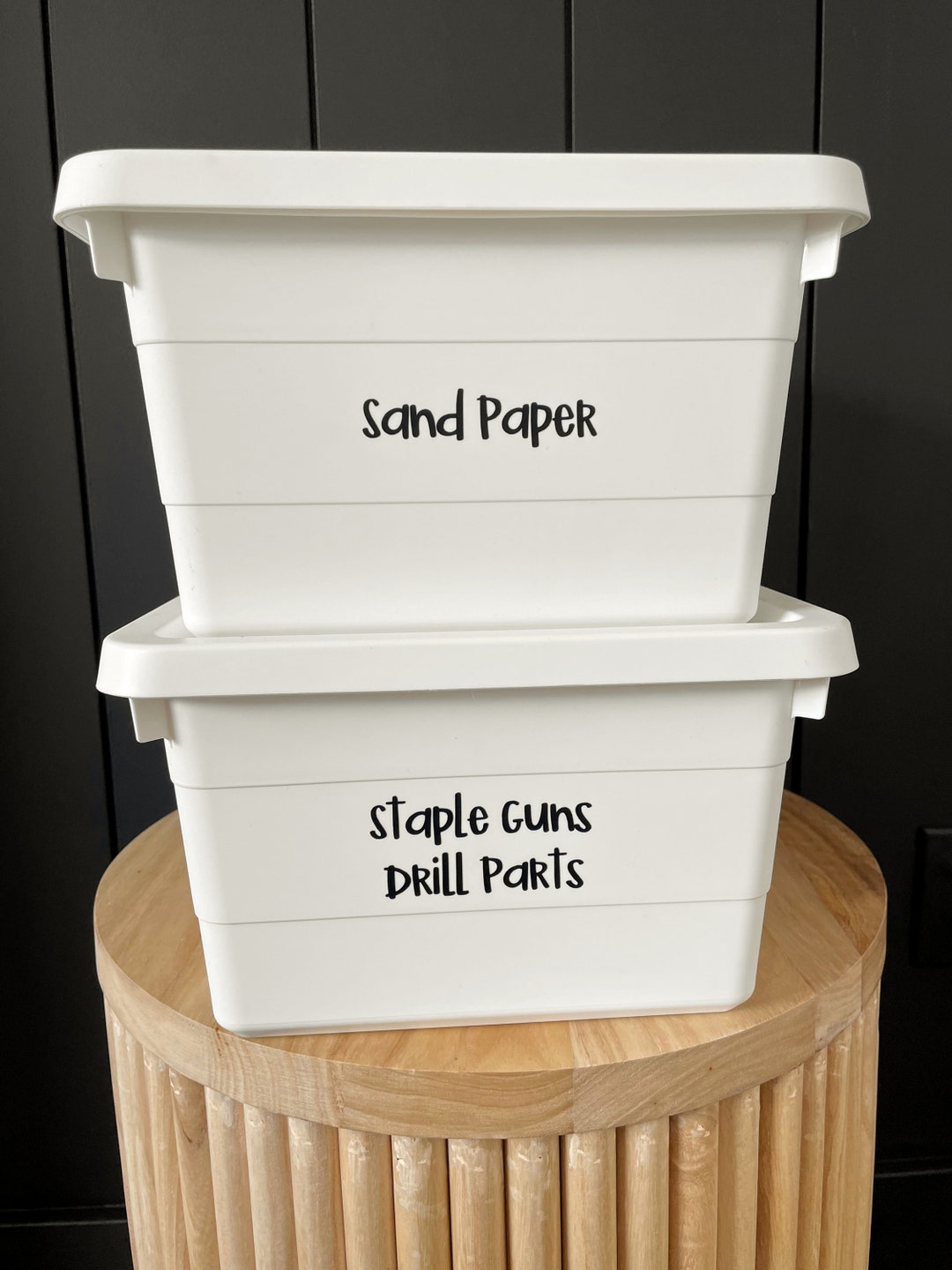 Vinyl Storage Labels Custom Organization Labels Bin Labels Storage ...