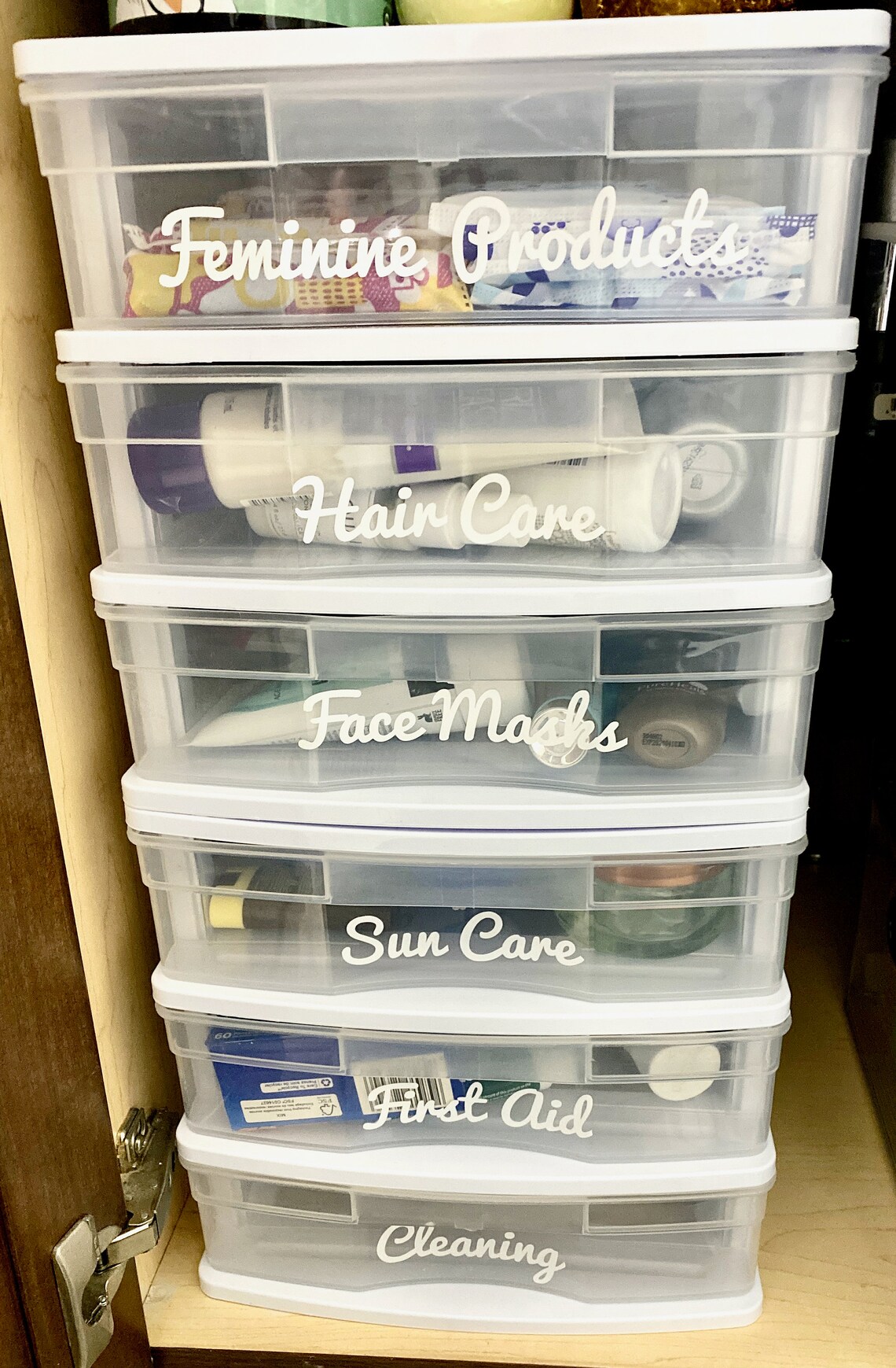 Vinyl Storage Labels Custom Organization Labels Bin Labels - Etsy Canada