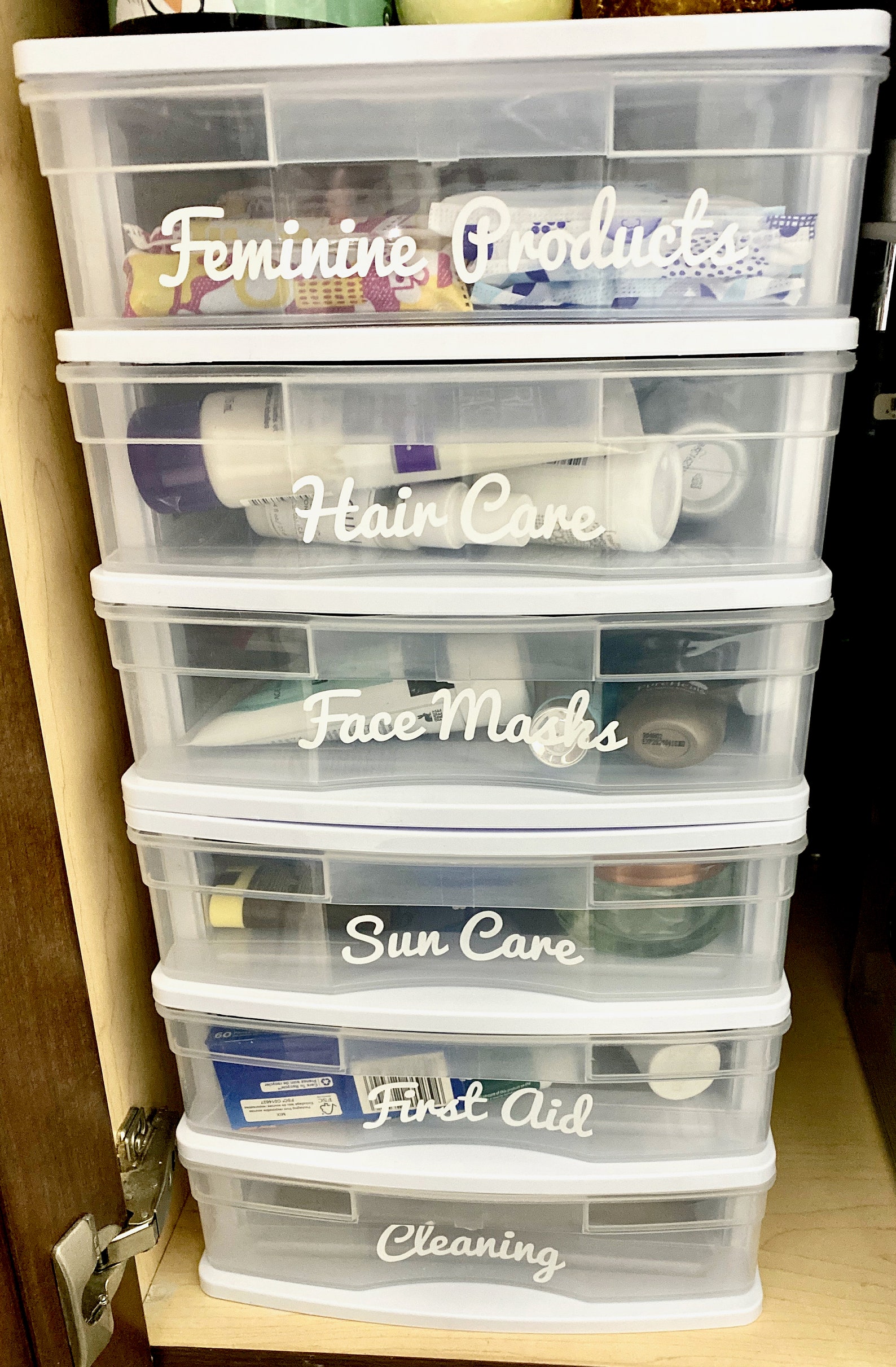 Vinyl Storage Labels Custom Organization Labels Bin Labels - Etsy