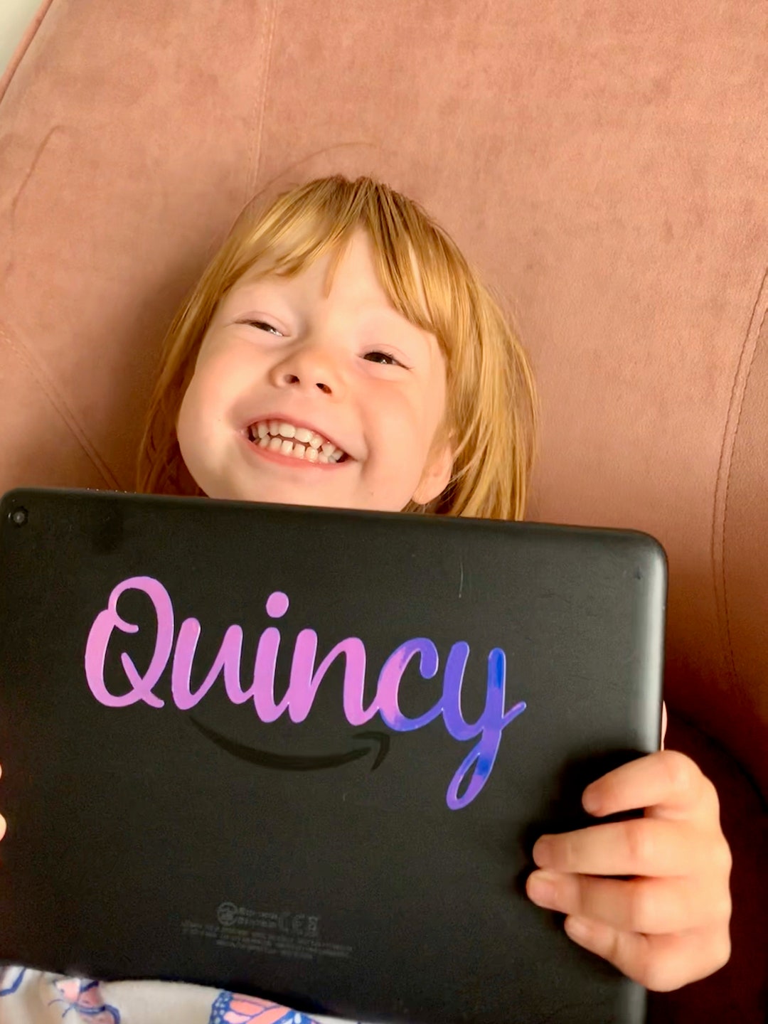 Custom Name Vinyl Decal Tablet Decal iPad Stickers - Etsy