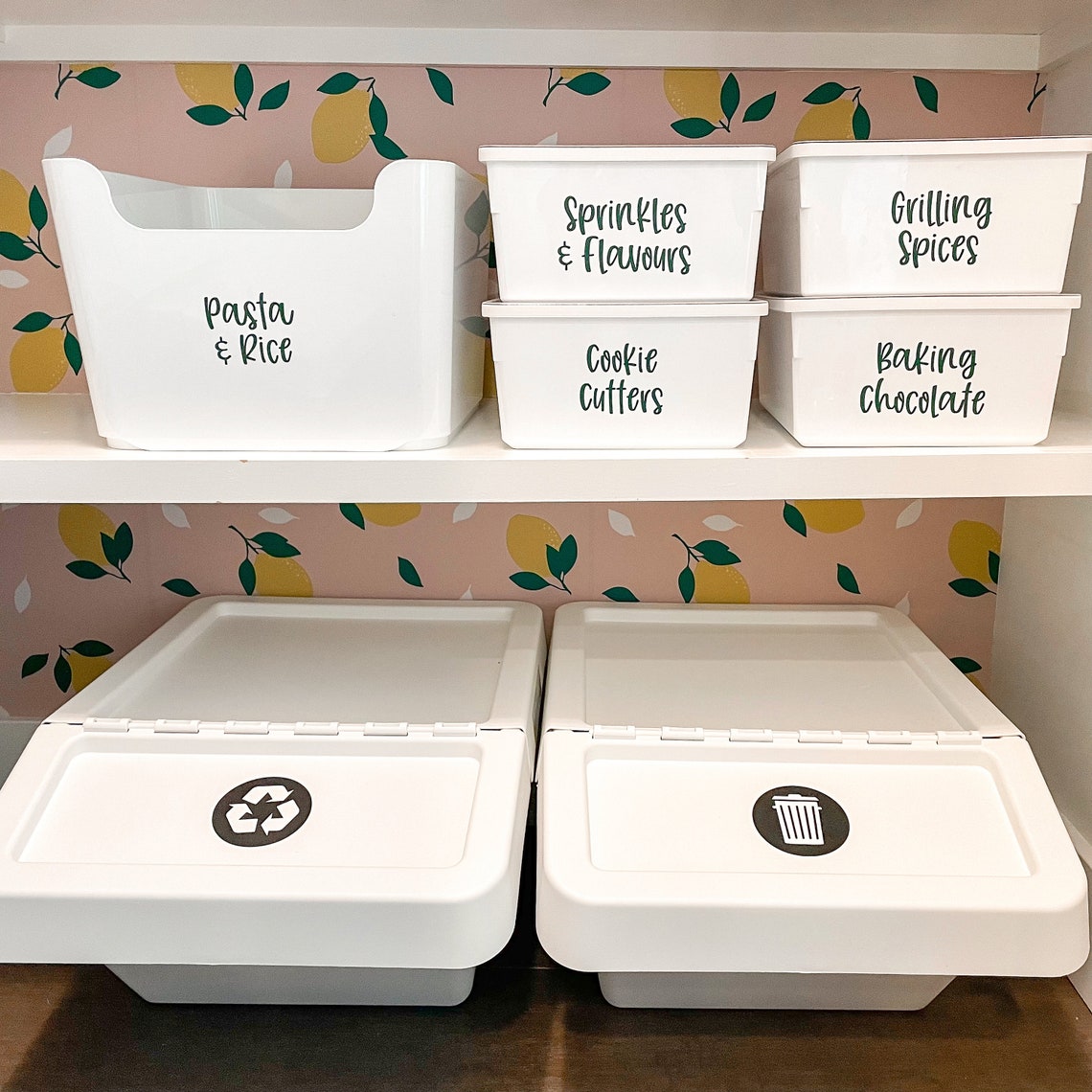 Vinyl Storage Labels Custom Organization Labels Bin Labels - Etsy Canada