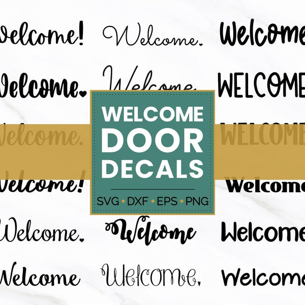 Welcome Svg - Etsy