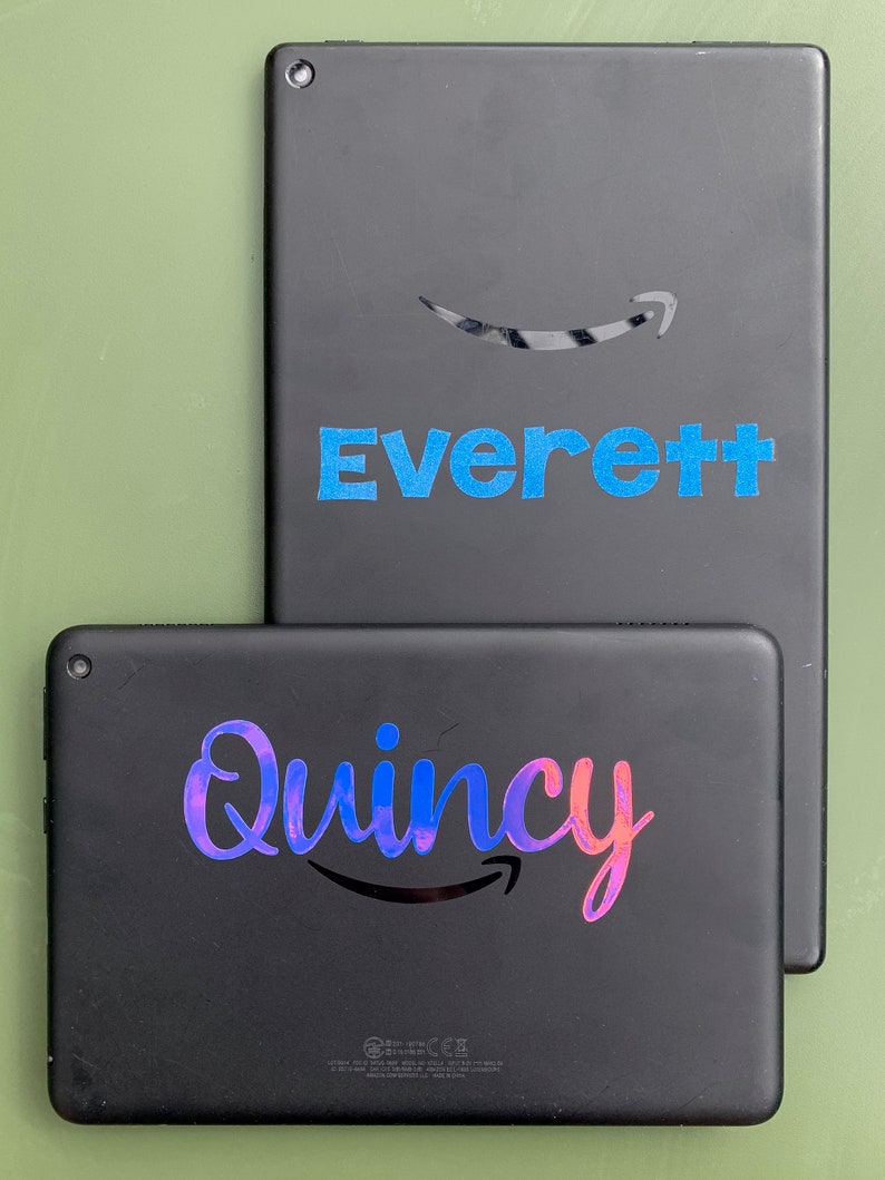 Custom Name Vinyl Decal Tablet Decal Ipad Stickers - Etsy Canada