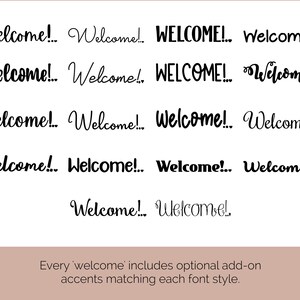 Welcome SVG Bundle • Welcome Cut File • SVG File for Cricut • Cut Files ...