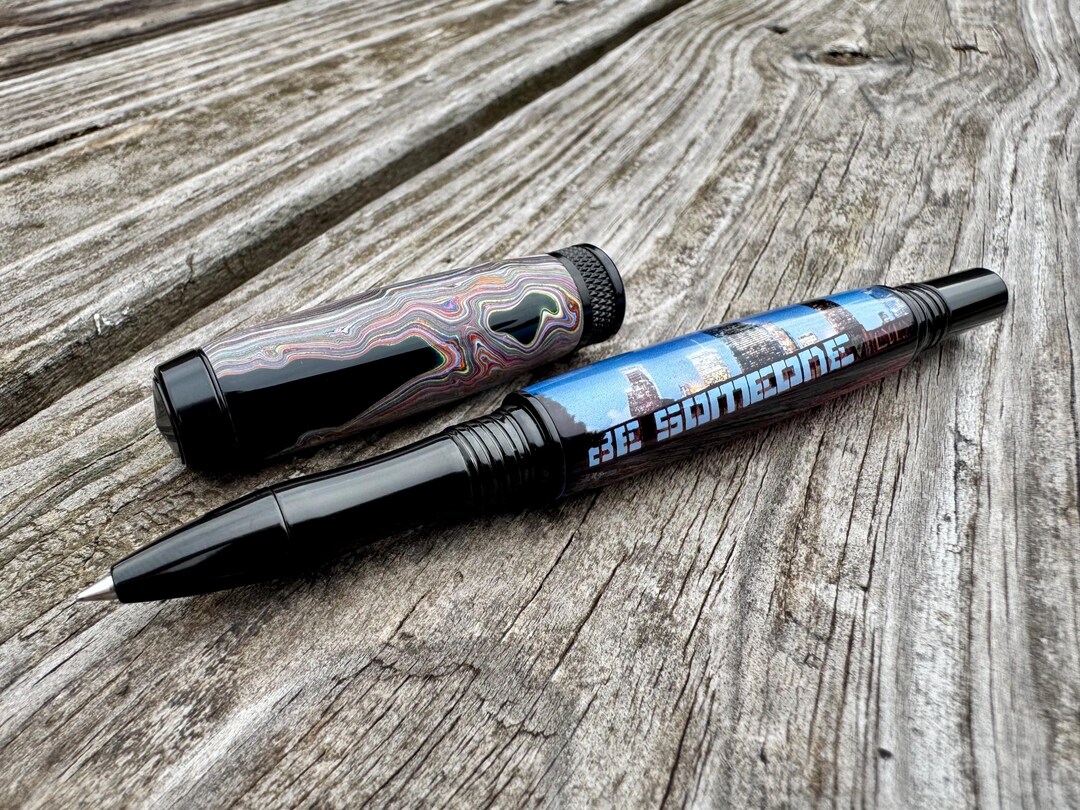 Houston Be Someone Bridge Rollerball Pen With Graffiti Fordite and ...
