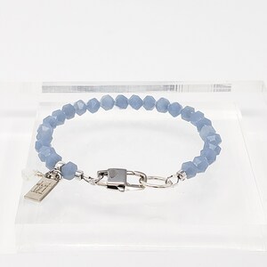 Star Cut Angelite Gemstone Bracelet Trillion Cut Rainbow - Etsy