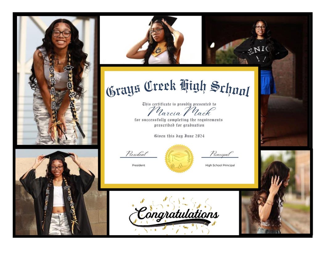 Custom Graduation Edible Diploma Toppers Full Sheet. Frosting Sugar ...