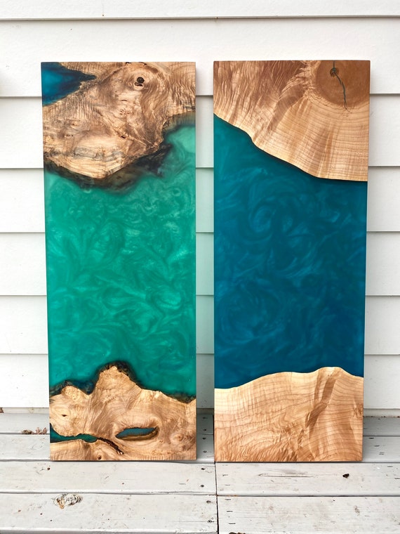 Live Edge Wood Wall Art Decor | Etsy