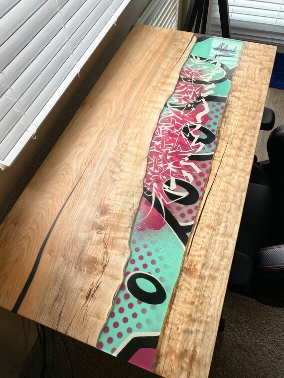 MF Doom Graffiti River Table - Etsy