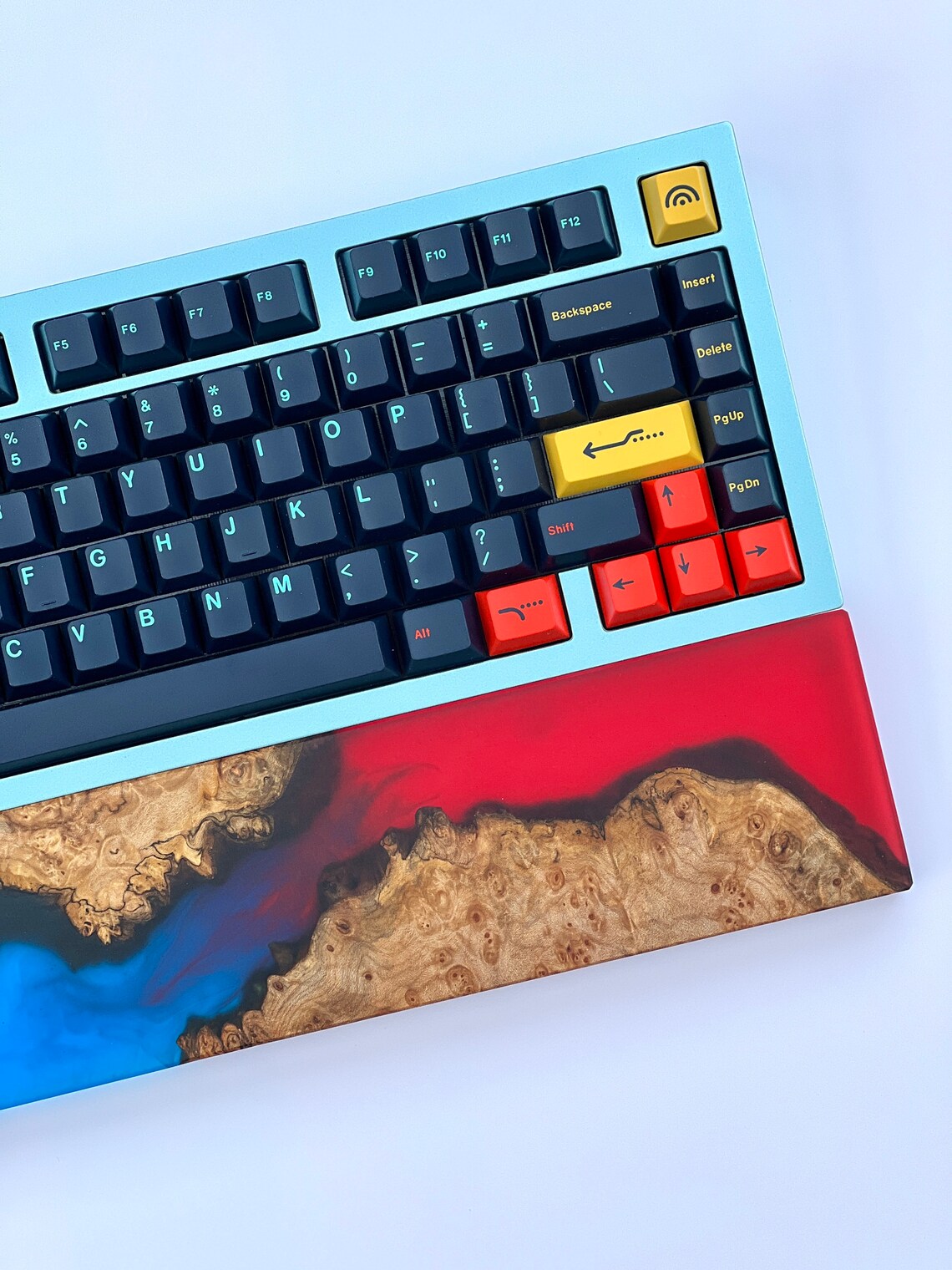 TKL Wrist Rest | Keyboard Wrist Rest | Custom Wrist Rest | Wood Wrist ...