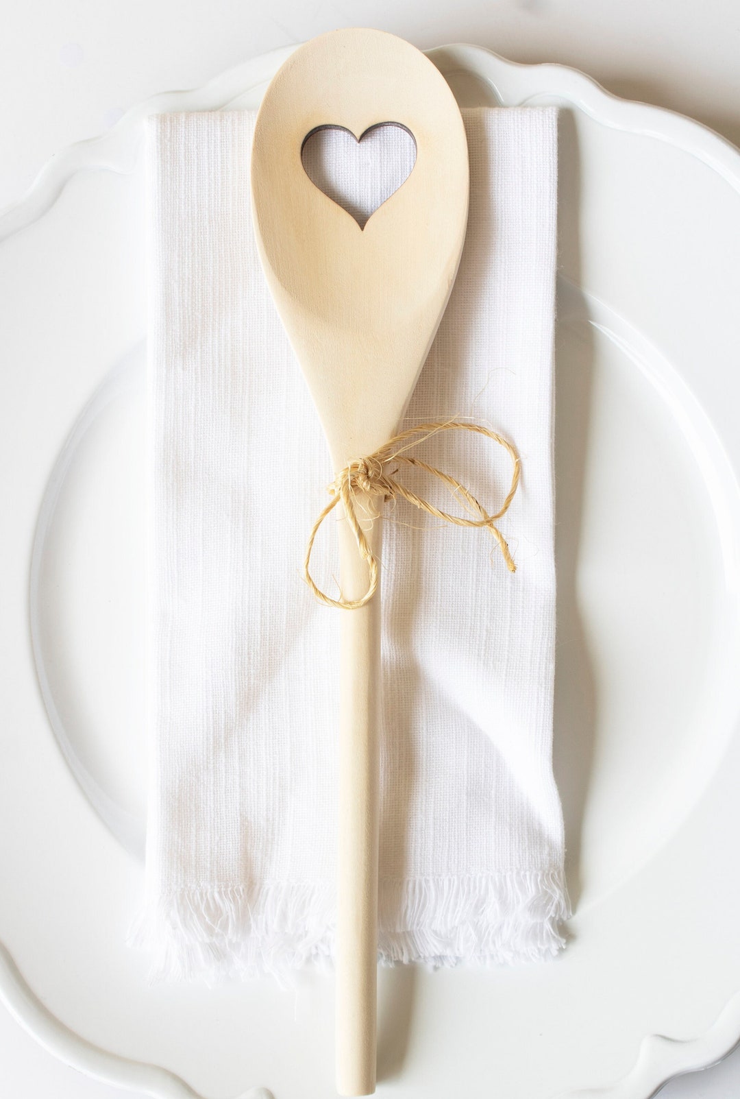 Heart Shaped Wooden Spoons, Wedding Guest Gift, Laser Cut Wood Spoons ...