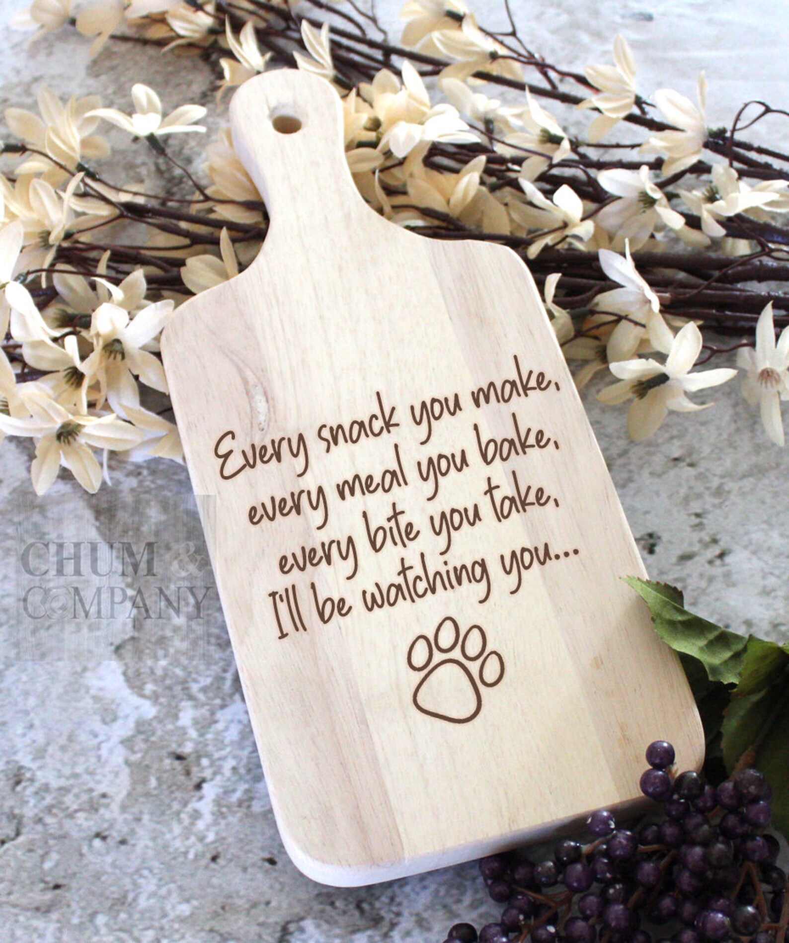 Funny Wooden Cutting Board Every Snack You Make Funny - Etsy