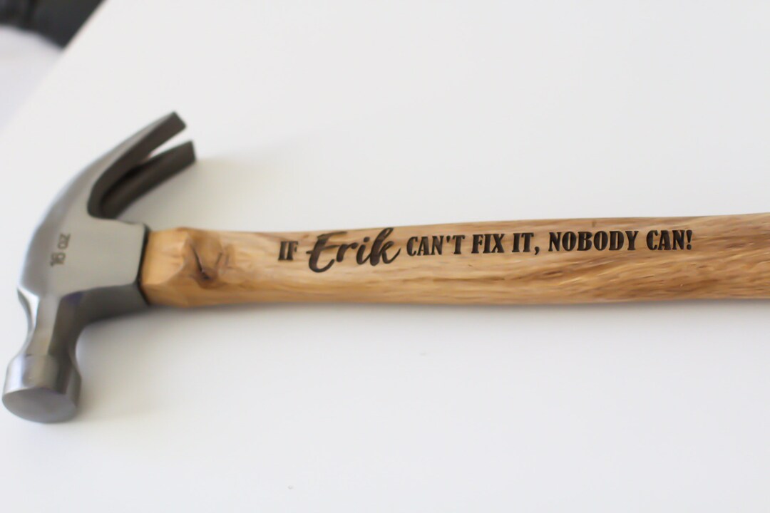 Custom Engraved Hammer, Personalized Hammer, Gifts for Dad, Father's ...