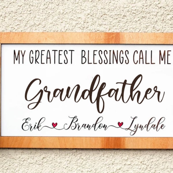 Grandfather Sign - Etsy