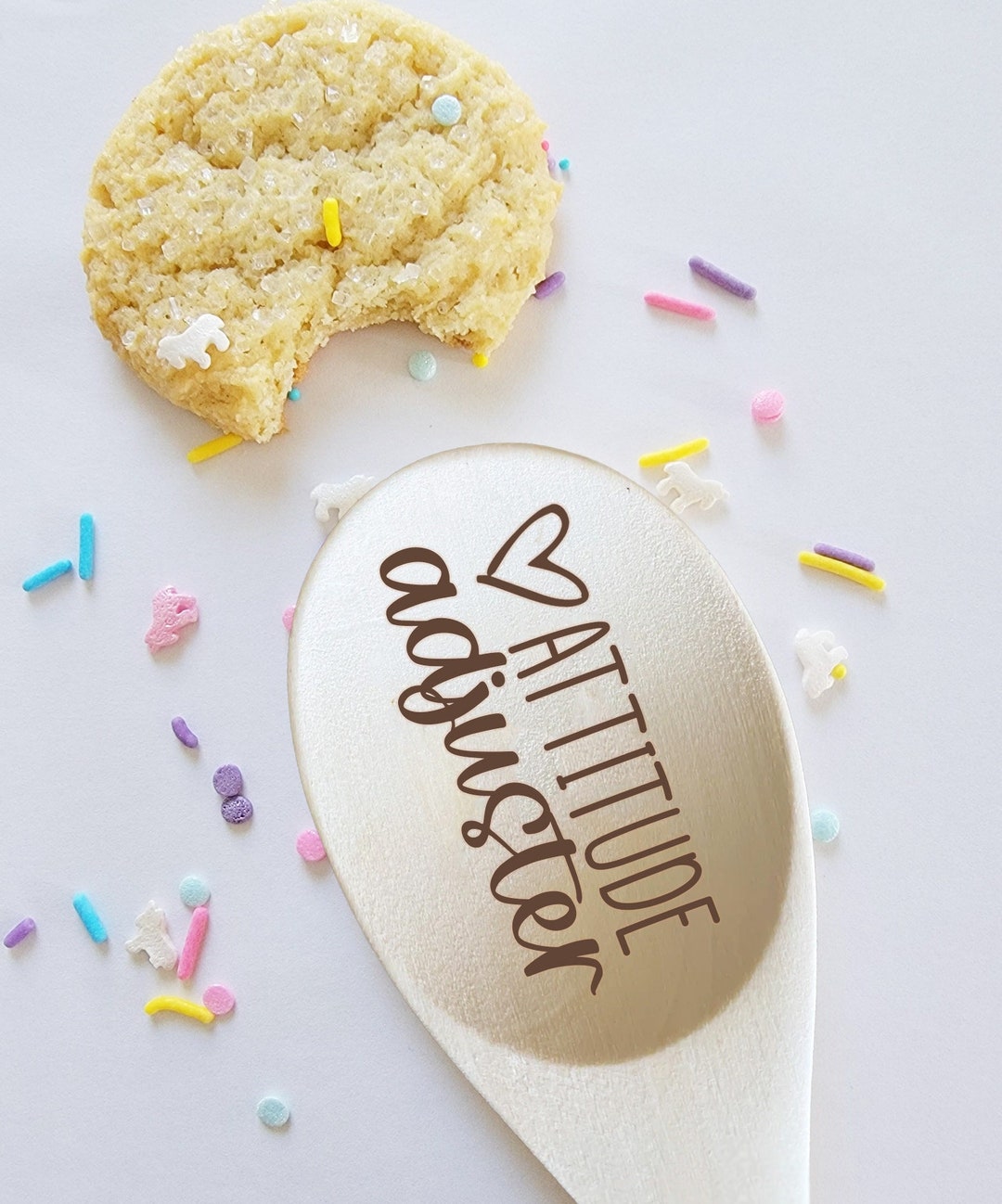 Attitude Adjuster, Funny Wooden Spoons, Christmas Gifts for Mom ...