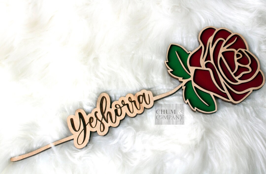 Personalized Forever Rose, Mother's Day Gifts, Anniversary Gifts, Wood ...