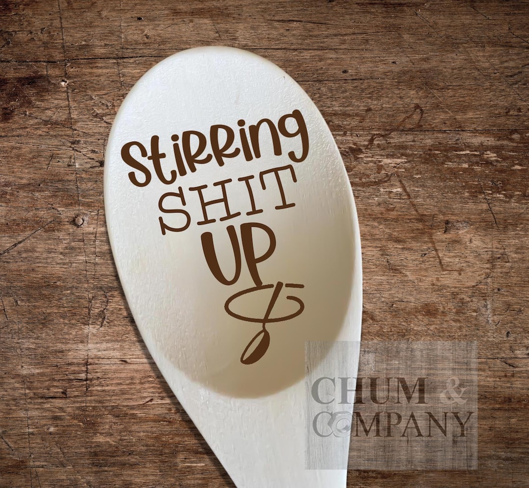 Funny Gifts, Stirring Shit up Spoon, Christmas Gifts, Funny Spoons ...
