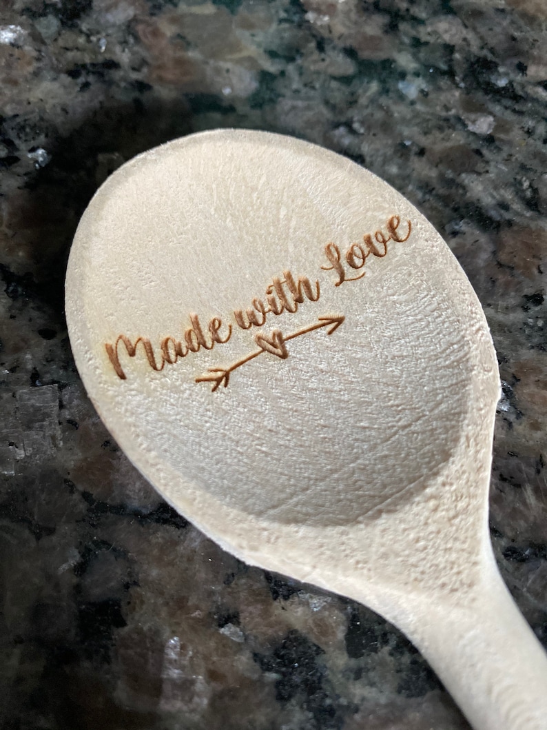 Funny Wooden Spoons Made with Love In Other Words I licked | Etsy