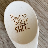 Funny Wood Spoons Engraved With Messages - Individual or a Set - Etsy ...