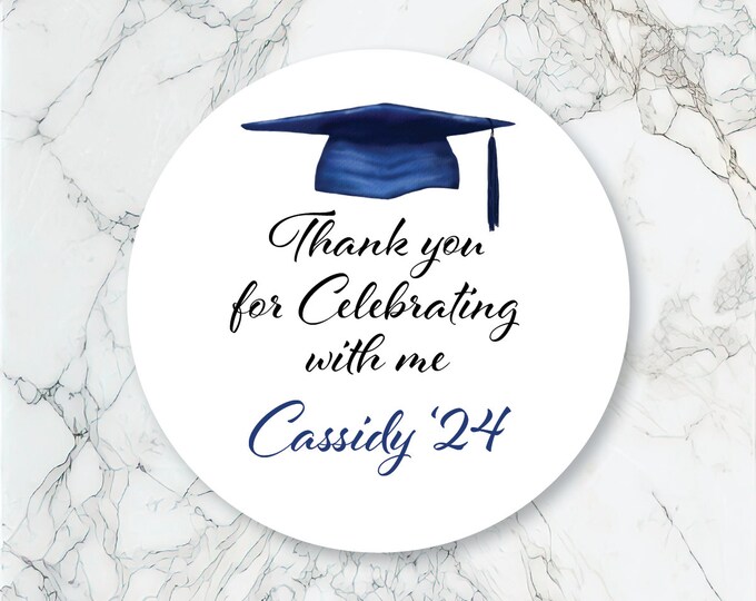 Personalized Stickers, Graduation Party Stickers, Graduation ...