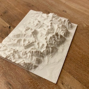 3D Printed Custom Topo Maps - Etsy