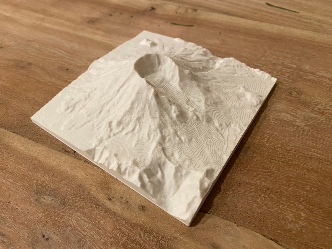 3D Printed Custom Topo Maps - Etsy