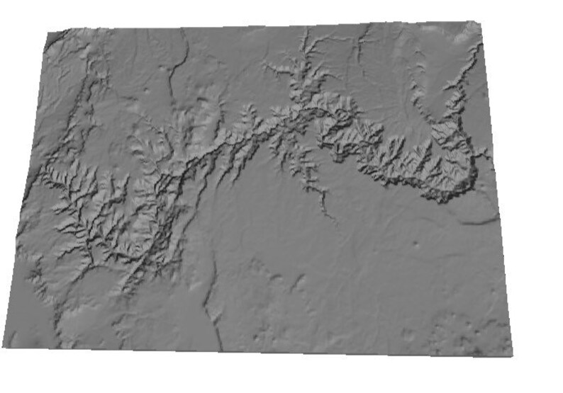 3D Printed Custom Topo Maps - Etsy