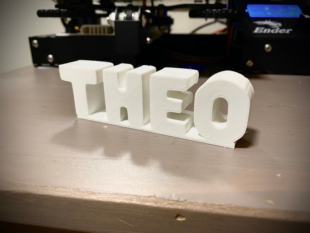 3D Print Your Name or Favorite Text - Etsy