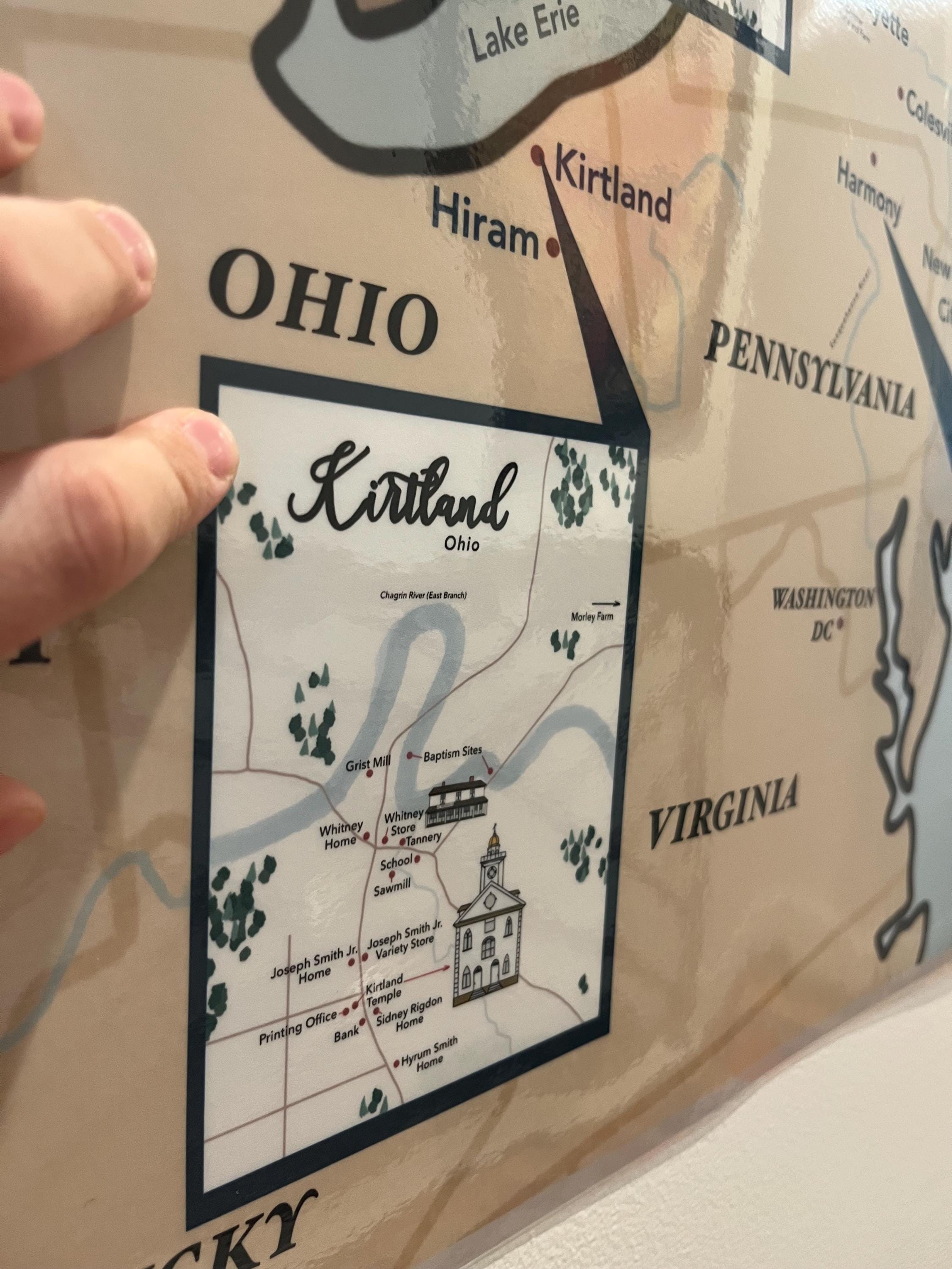 Doctrine and Covenants Map LDS 2025 Come, Follow Me Scripture Study D&C ...