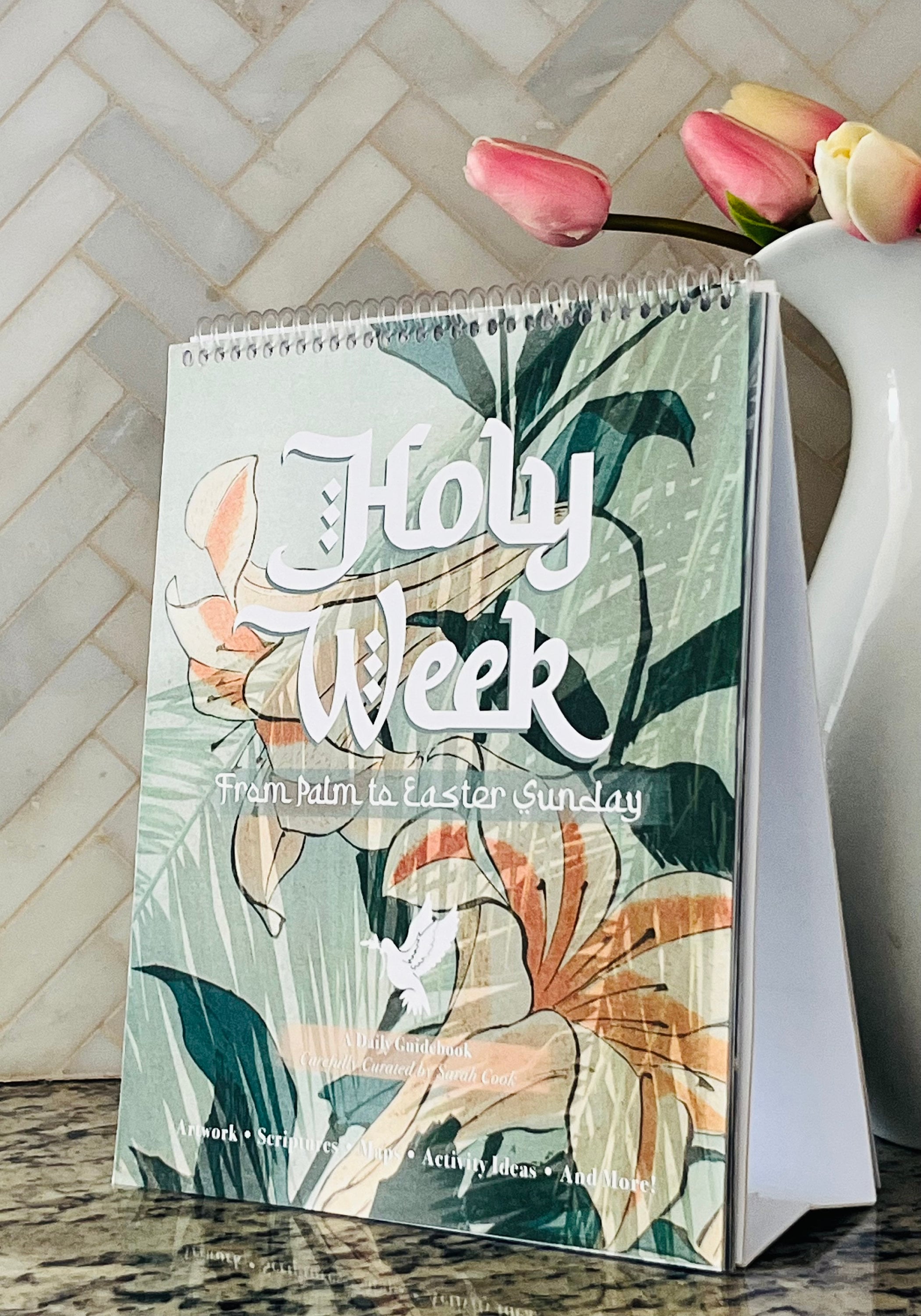 Holy Week Flip Book Guide Daily Palm Sunday to Easter Sunday Stand up ...